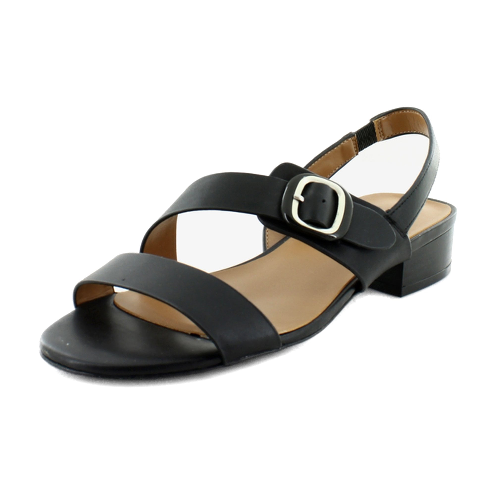 Naturalizer Meesha Women's Sandals Black Leather Size 7.5 M - Walmart.com