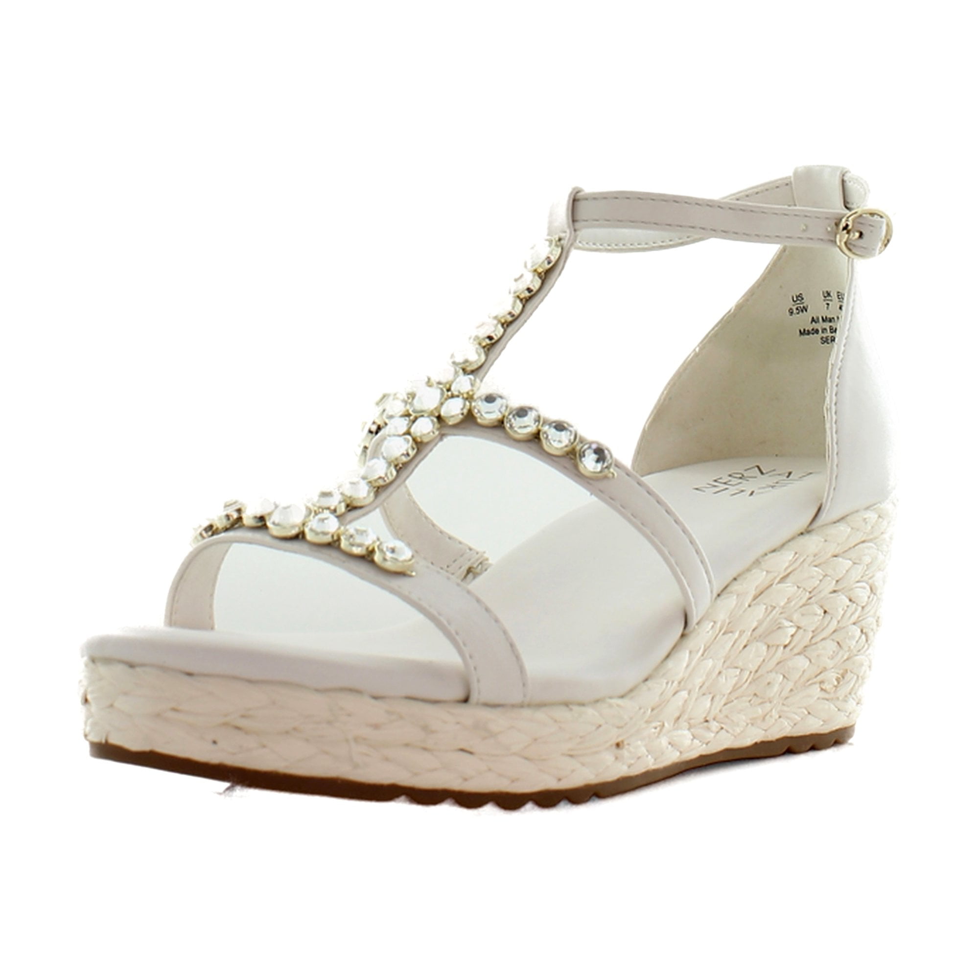 Naturalizer Serena Women's Sandals Warm White Size 12 W - Walmart.com