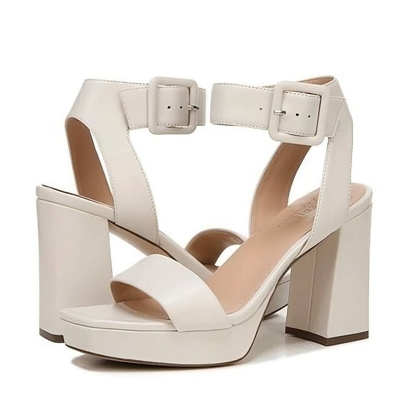 Naturalizer Women's 27 Edit Jaselle Heeled Sandal Satin Pearl Beige ...