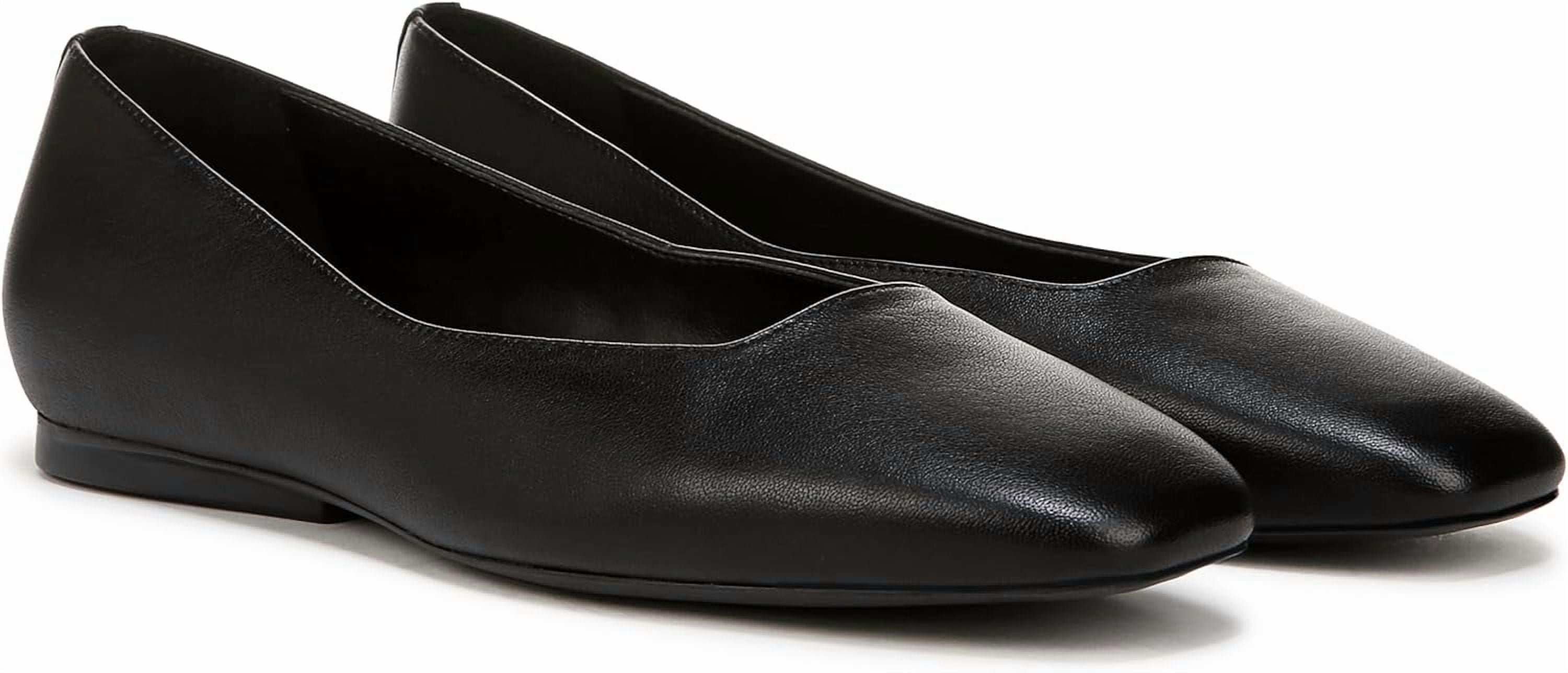 Naturalizer Women's Chelsea Slip On Ballet Flat Black Leather 11M ...