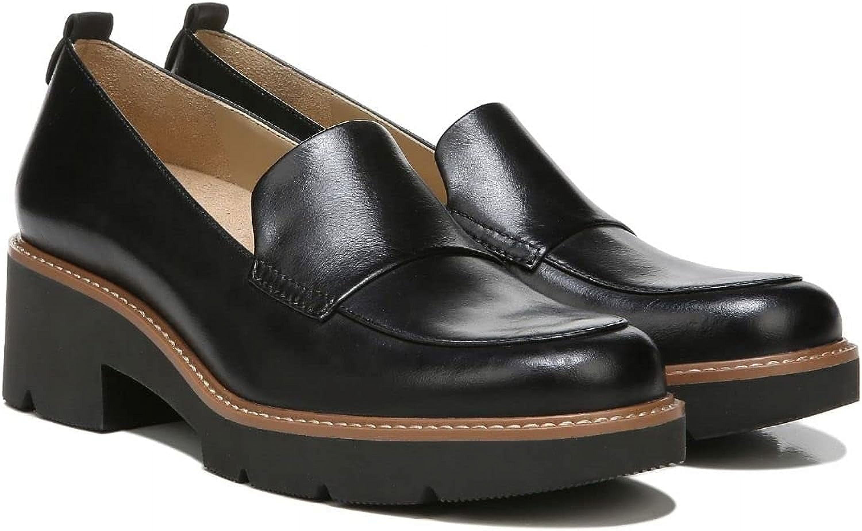 Naturalizer Women's Darry Loafers Black 10W - Walmart.com