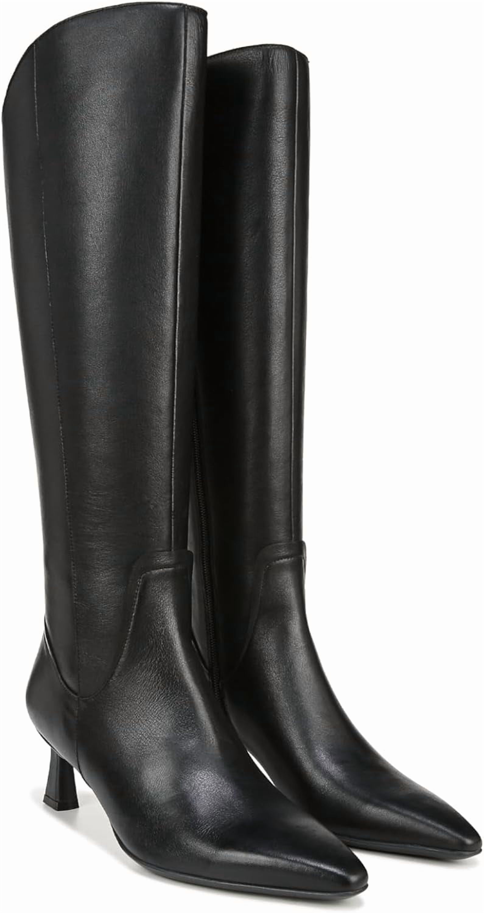 Naturalizer Women's Deesha Knee High Boot Black Leather 6M - Walmart.com