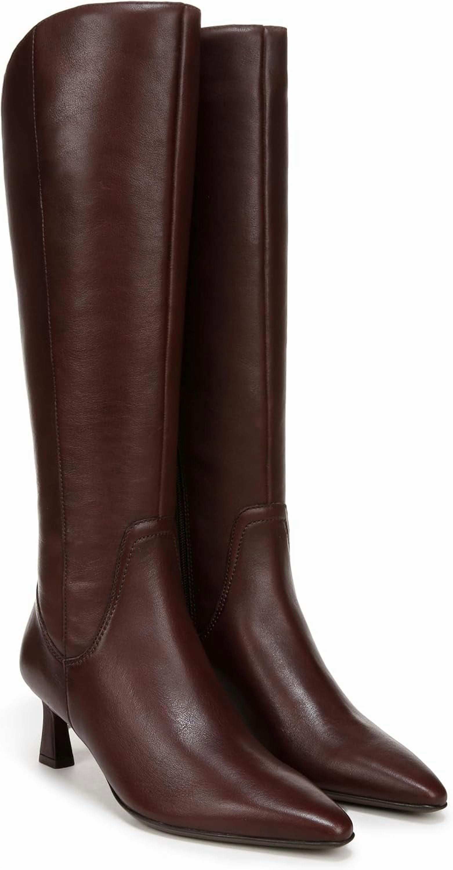 Naturalizer Women's Deesha Knee High Boot Chocolate Bar Extra Wide Calf ...