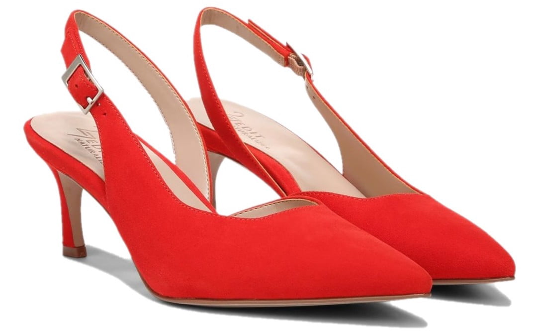 Naturalizer Women's Felicia Slingback Heels Retro Poppy 11M - Walmart.com