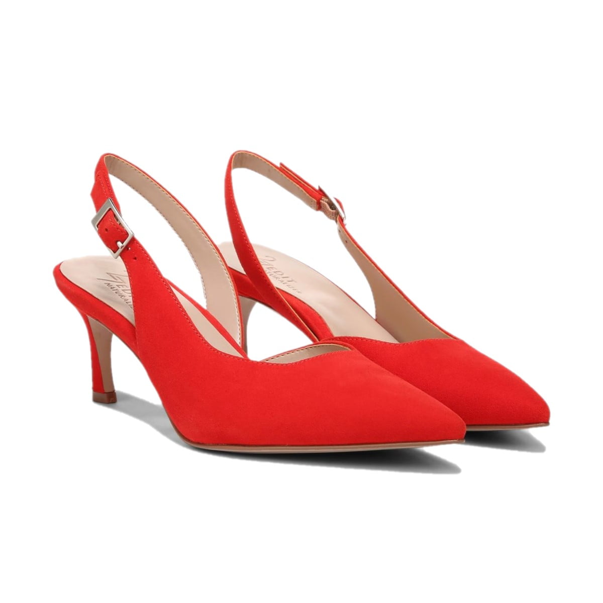 Naturalizer Women's Felicia Slingback Heels Retro Poppy 8M - Walmart.com