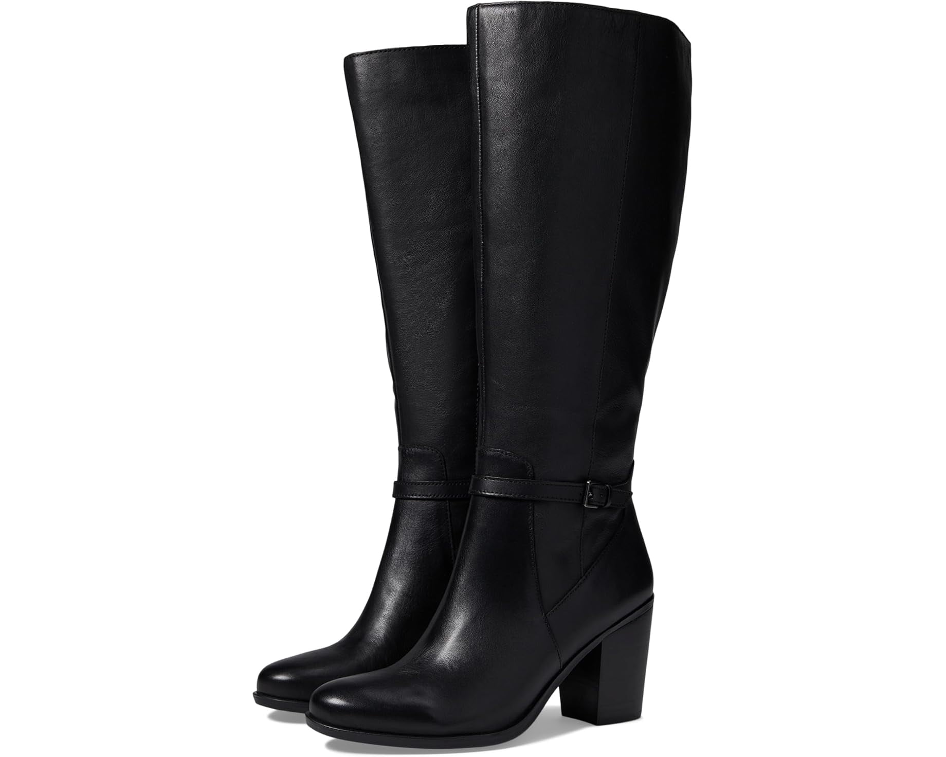 Naturalizer Women's Kalina Knee High Boots Black Wide Calf 7.5XW ...