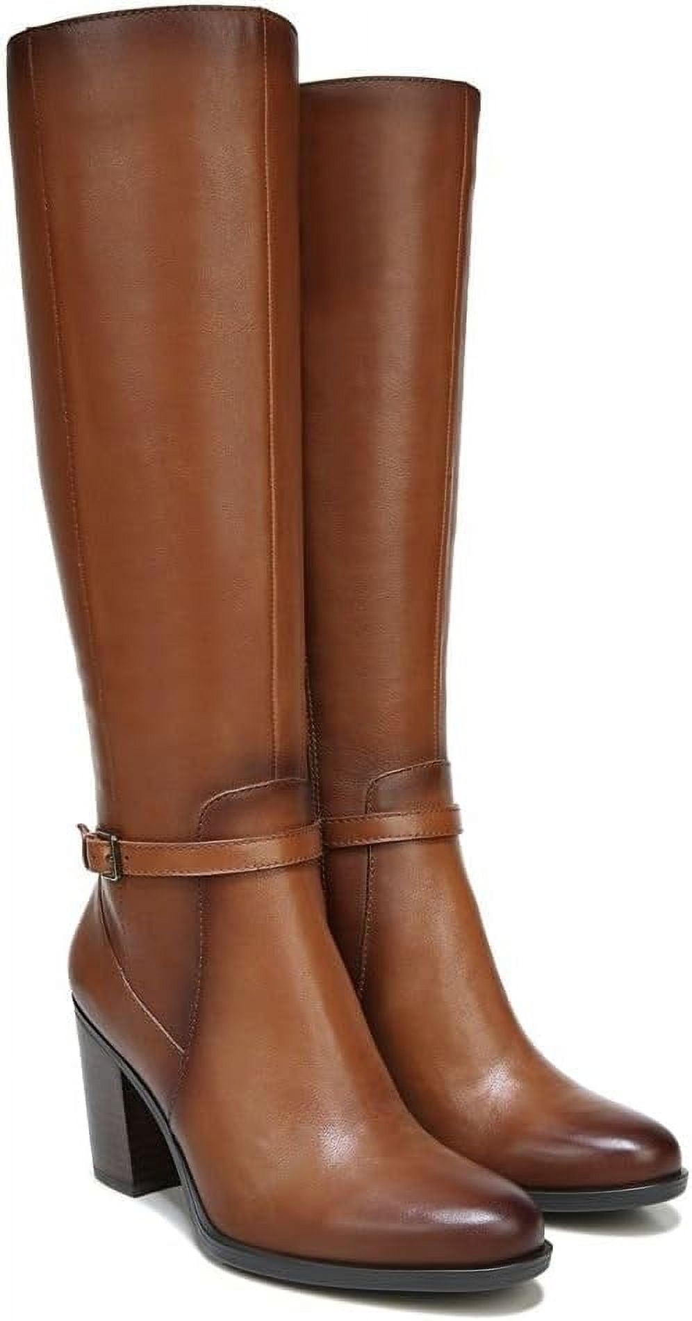 Naturalizer Women's Kalina Knee High Boots Cider Spice Narrow Calf 8M ...
