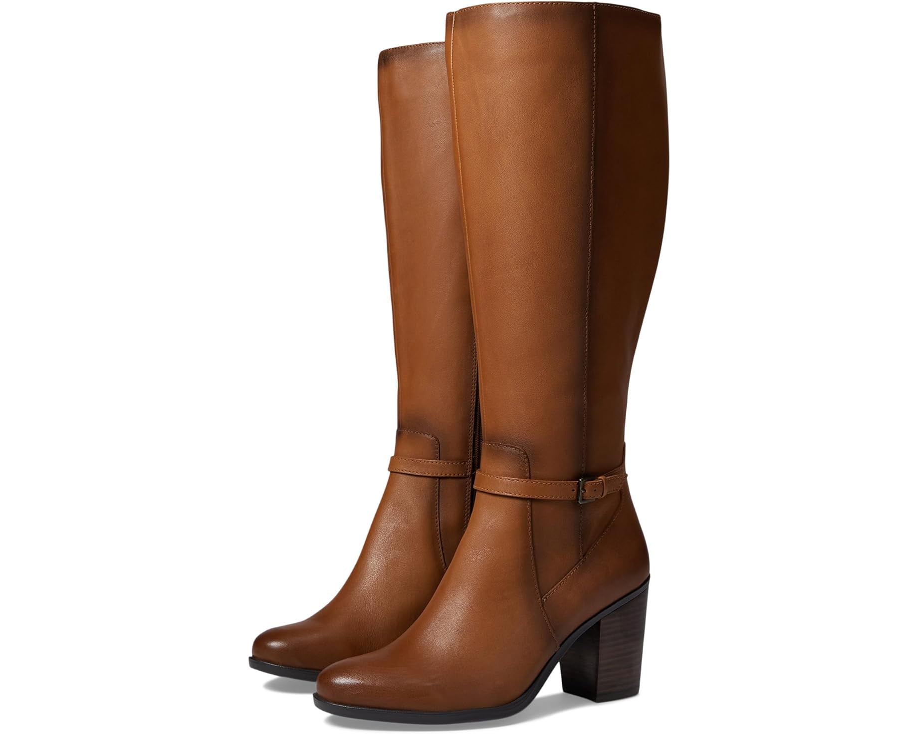 Naturalizer Women's Kalina Knee High Boots Cider Spice Wide Calf 10XW ...