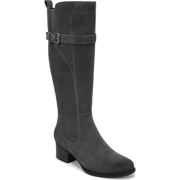 Naturalizer Women's Kenna Knee High Boot Grey Suede 10M - Walmart.com