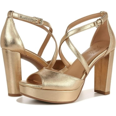 Ivy Kirzhner Lush Menthol Wavy Cut Heel Sandal Block Heel Open Toe ...