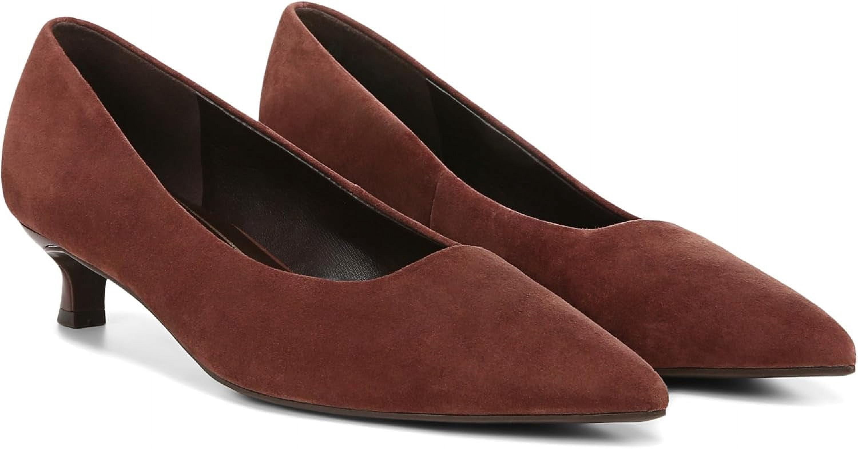 Naturalizer Women's Natalia Kitten Heel Pointed Toe Pump Cappuccino ...