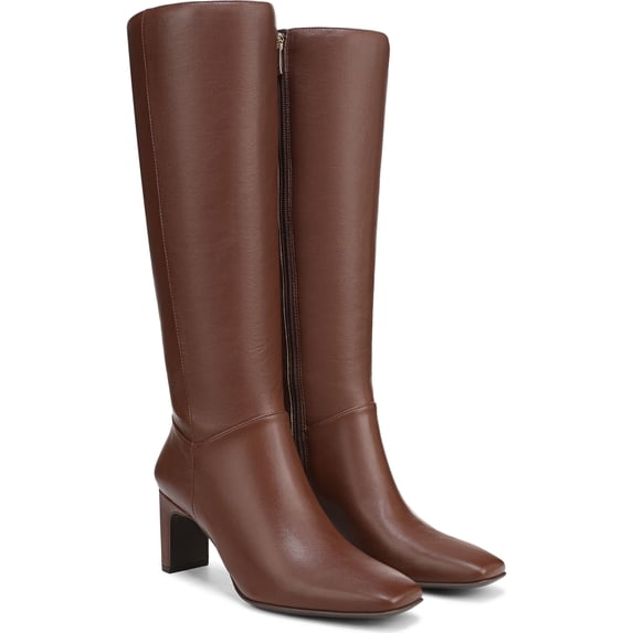 Naturalizer Women's Nona Knee High Boot Cappuccino Wide Calf 9W ...
