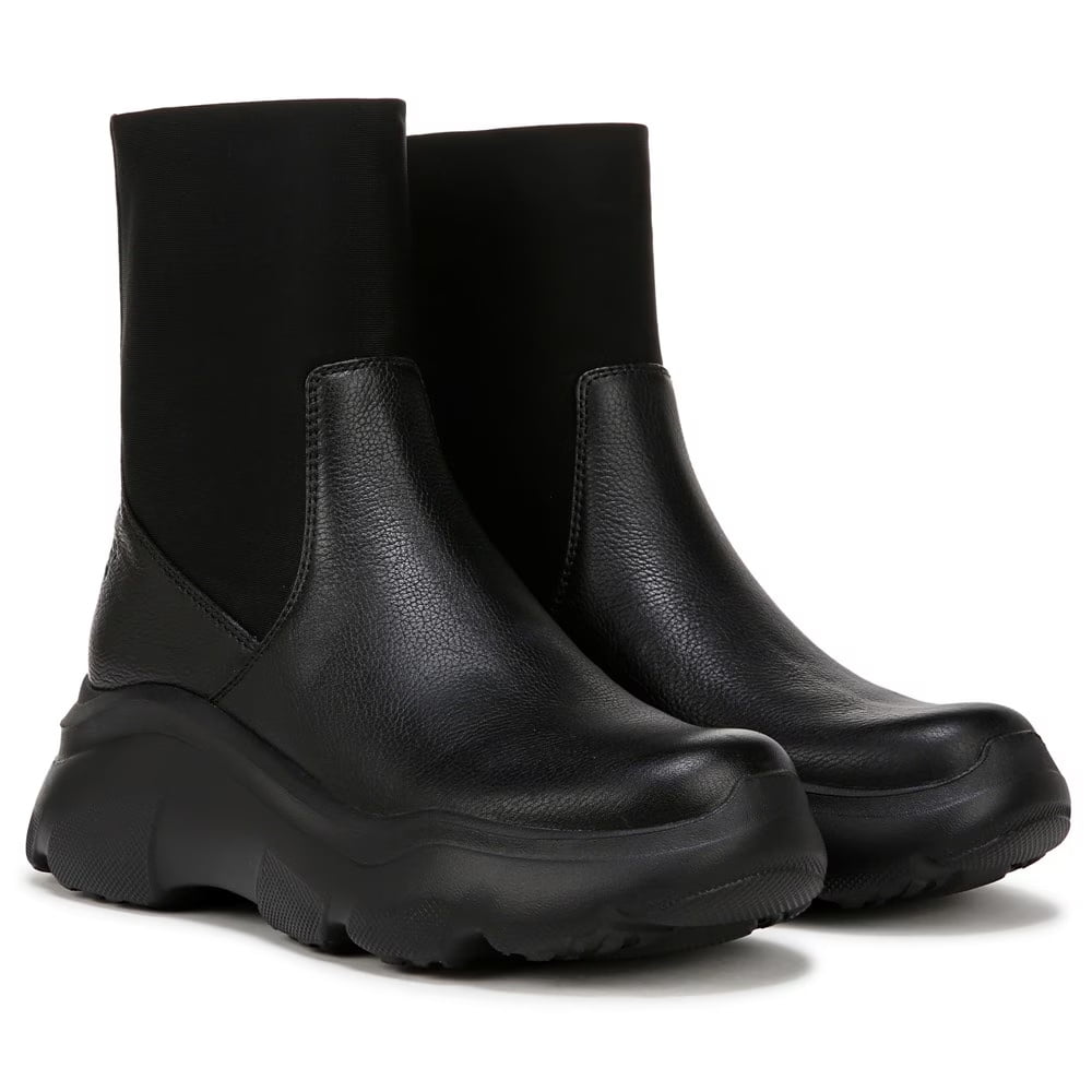 Naturalizer Women's Oaklee Ankle Boot Black Leather 7.5M - Walmart.com