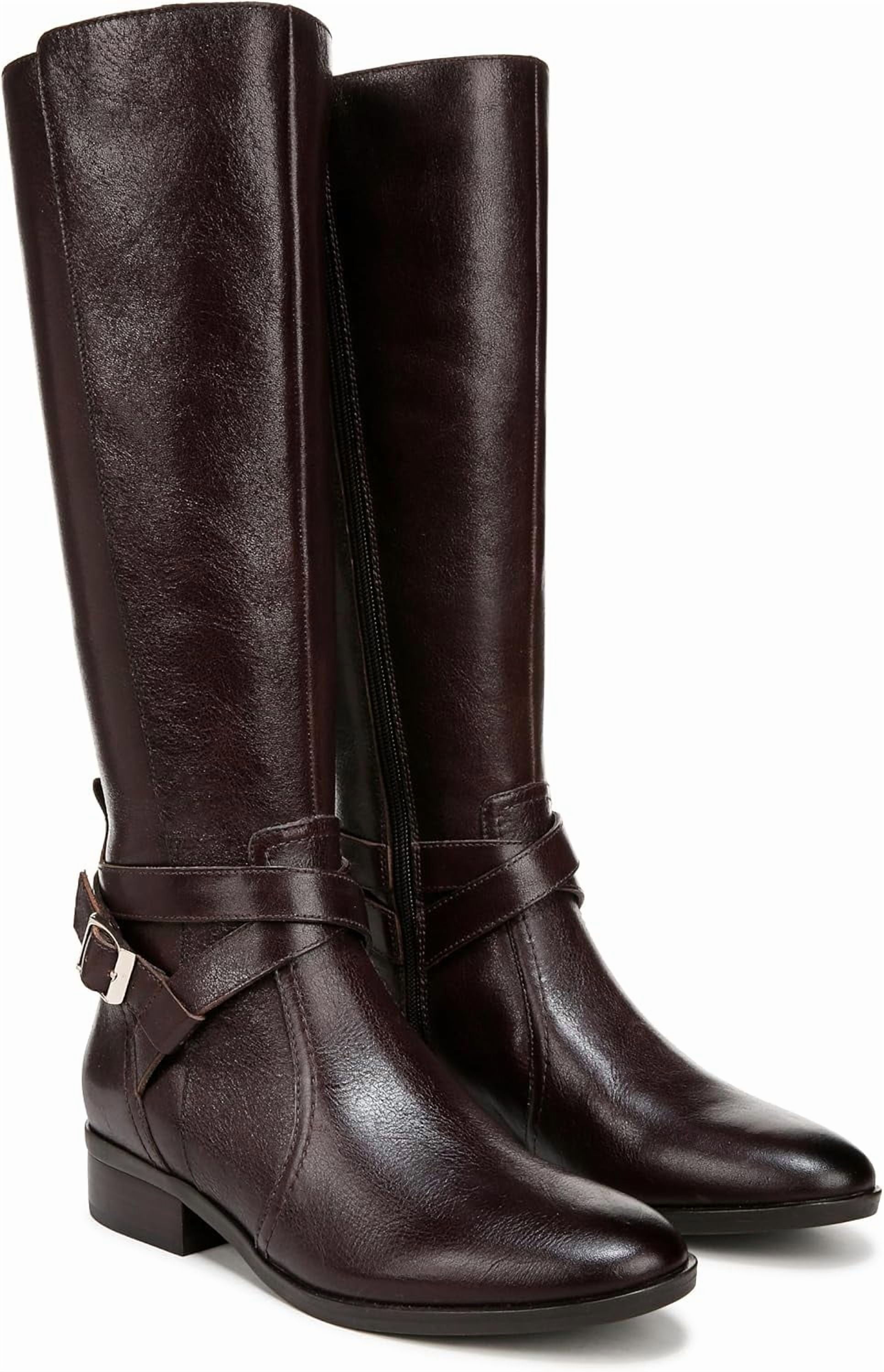 Naturalizer Women's Rena 2 Riding Boot Dark Brown Wide Calf 12XW ...