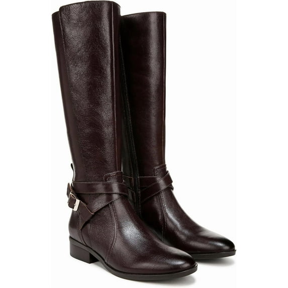 Naturalizer Women's Rena 2 Riding Boot Dark Brown Wide Calf 6M ...