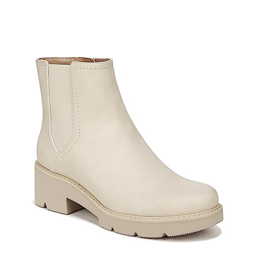 Naturalizer Womens Cade Lug Sole Ankle Boot, Porcelain Beige, 10 ...