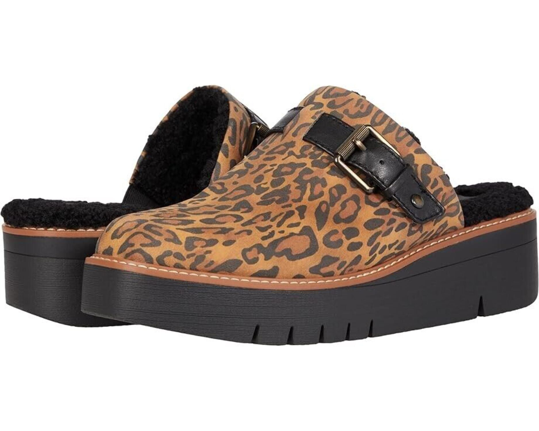 Naturalizer Womens Wayde Clog 8.5 Dark Brown Cheetah - Walmart.com