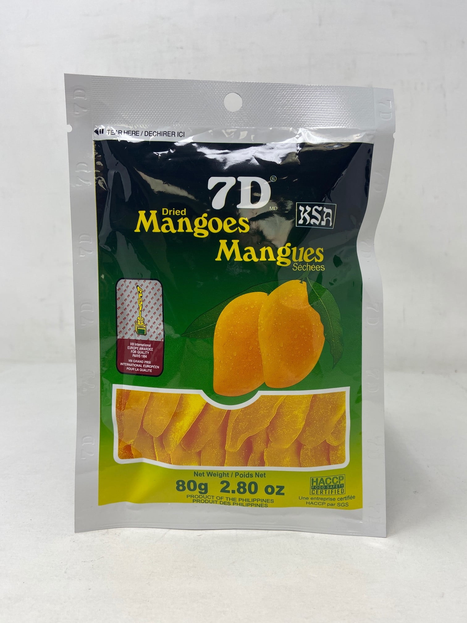 Naturally Delicious 7D Mangoes Tree Ripened Dried Mango 80g, 2 pack ...