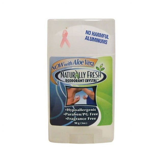 Naturally Fresh Crystal Deodorant Fragrance Free - 3 Ounces - Walmart.com