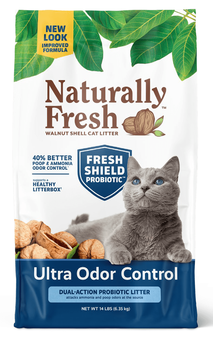 Naturally Fresh Quick-Clumping Multi-Cat Litter, Unscented, Walnut ...