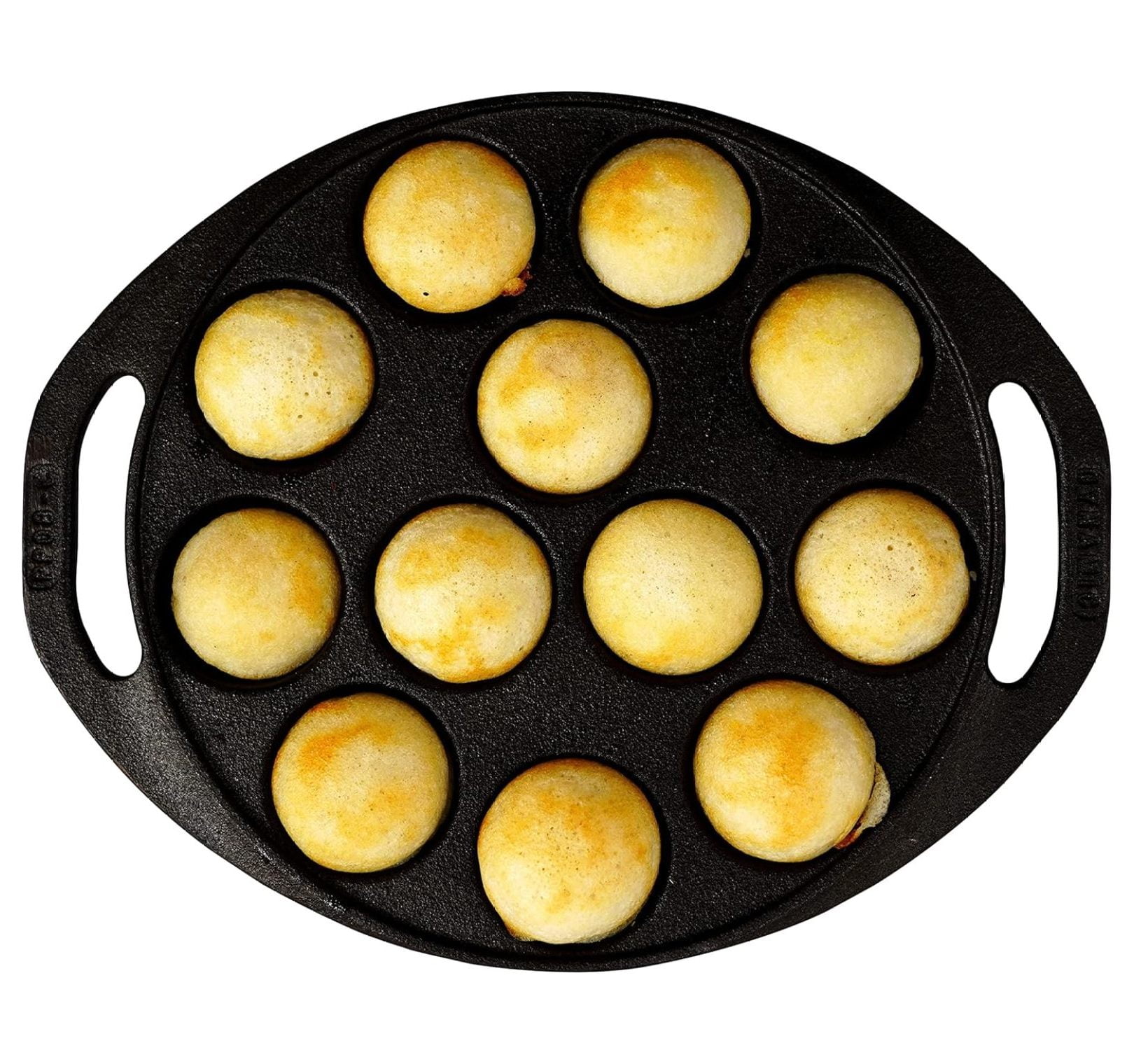 Naturally Nonstick Mini Paniyaram Pan | 8 Inch/20.9 cm/12 Cavity | Appe ...
