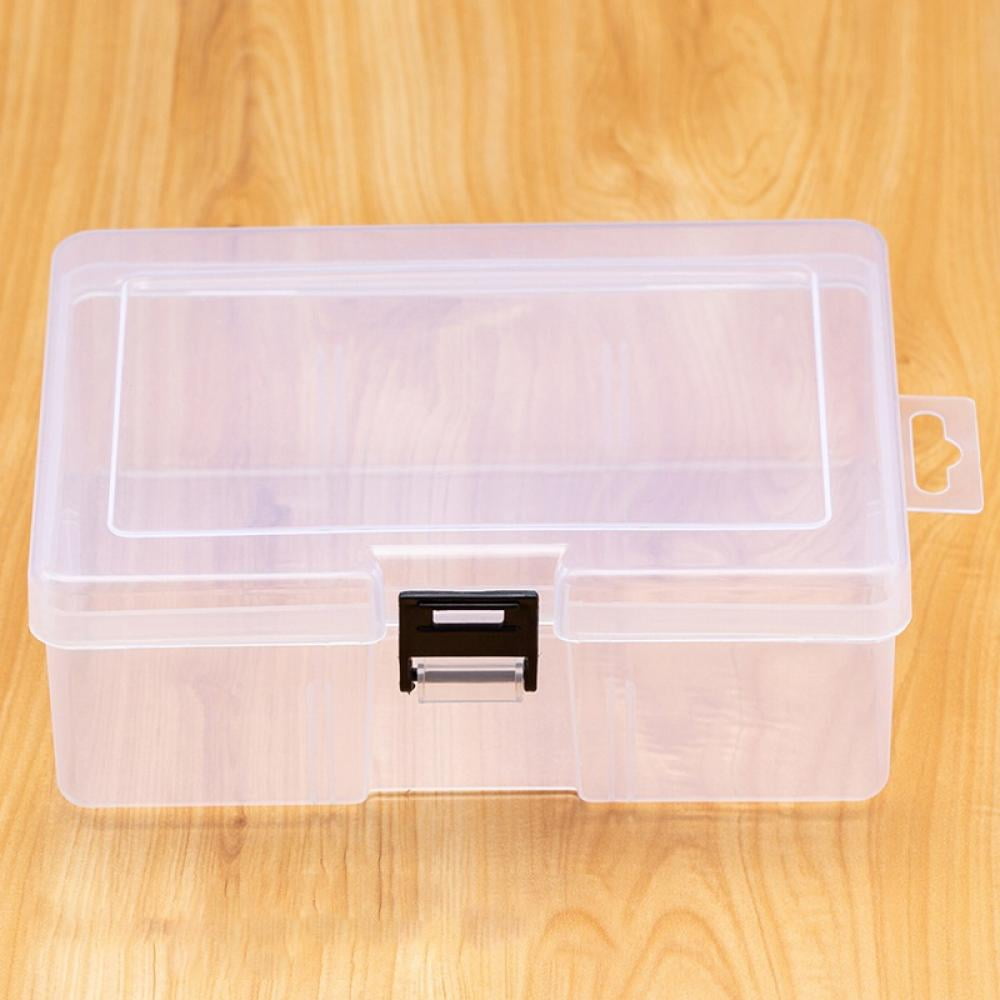 Naturalour Clear Plastic Box Container Clear Storage Organizer with ...