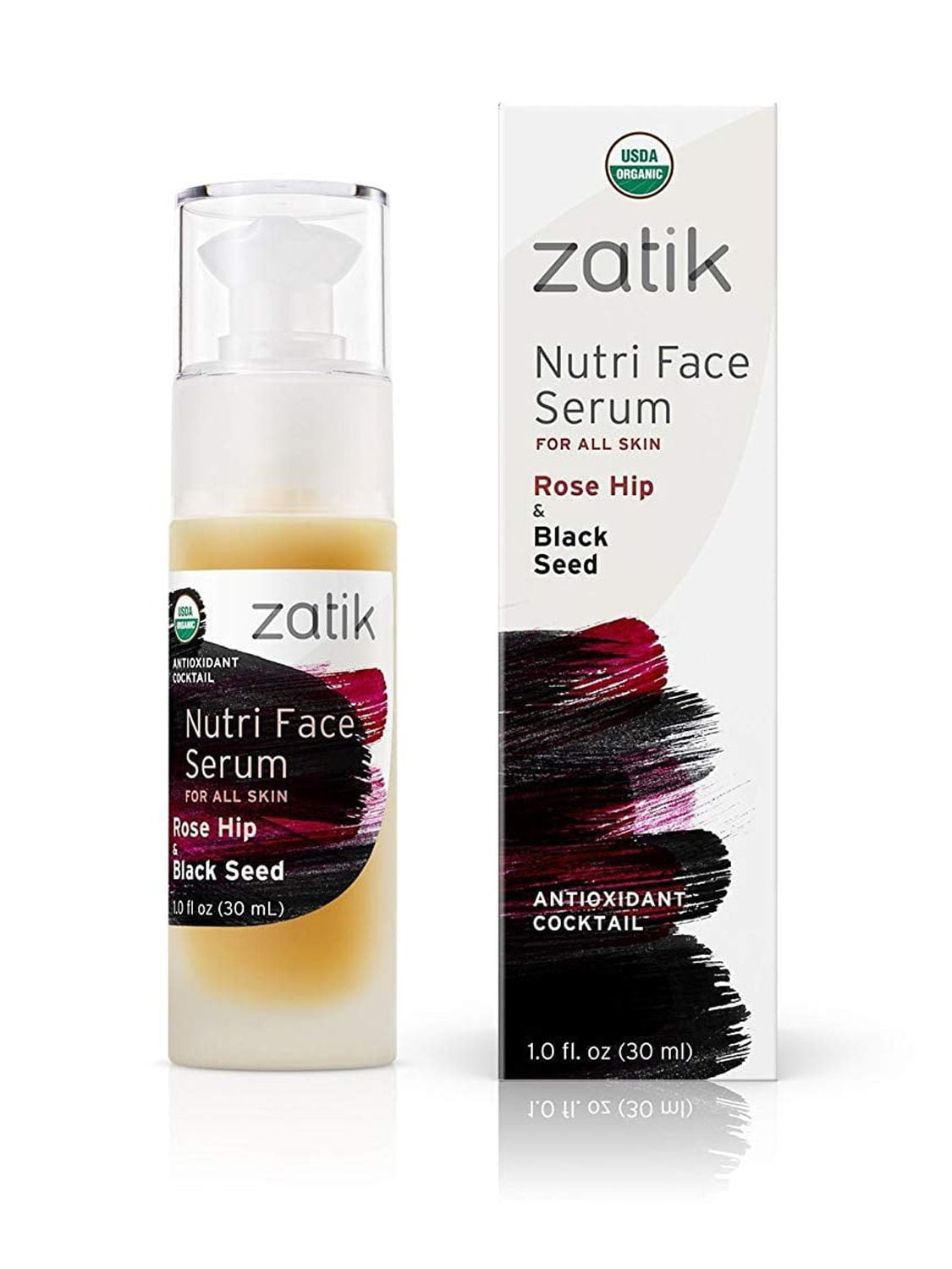 Naturals - Nutri Face Serum with Rose Hip and Black Seed, USDA Organic ...