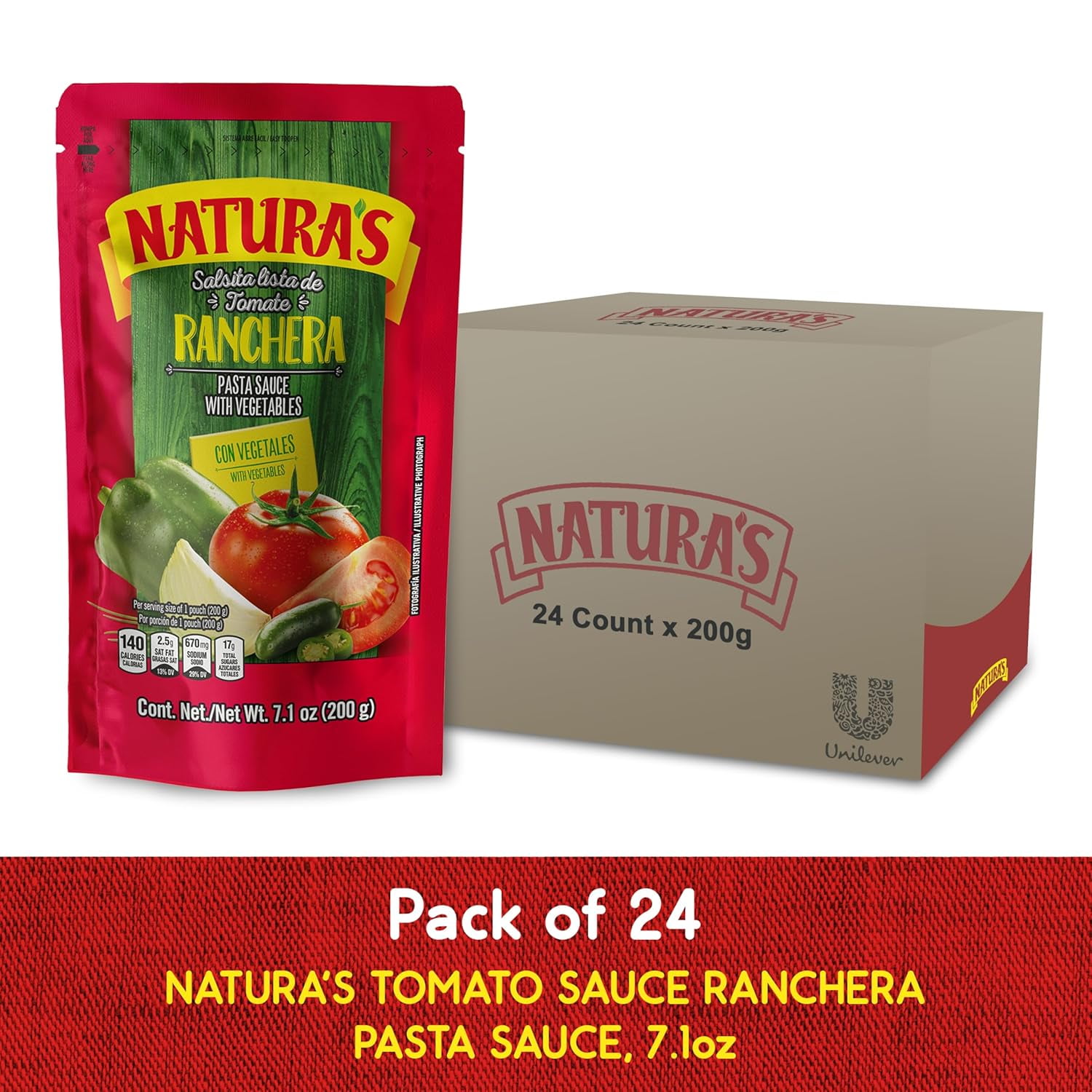 Naturas Tomato Ranchera Paste (24 Pack) 7.1 oz - Walmart.com