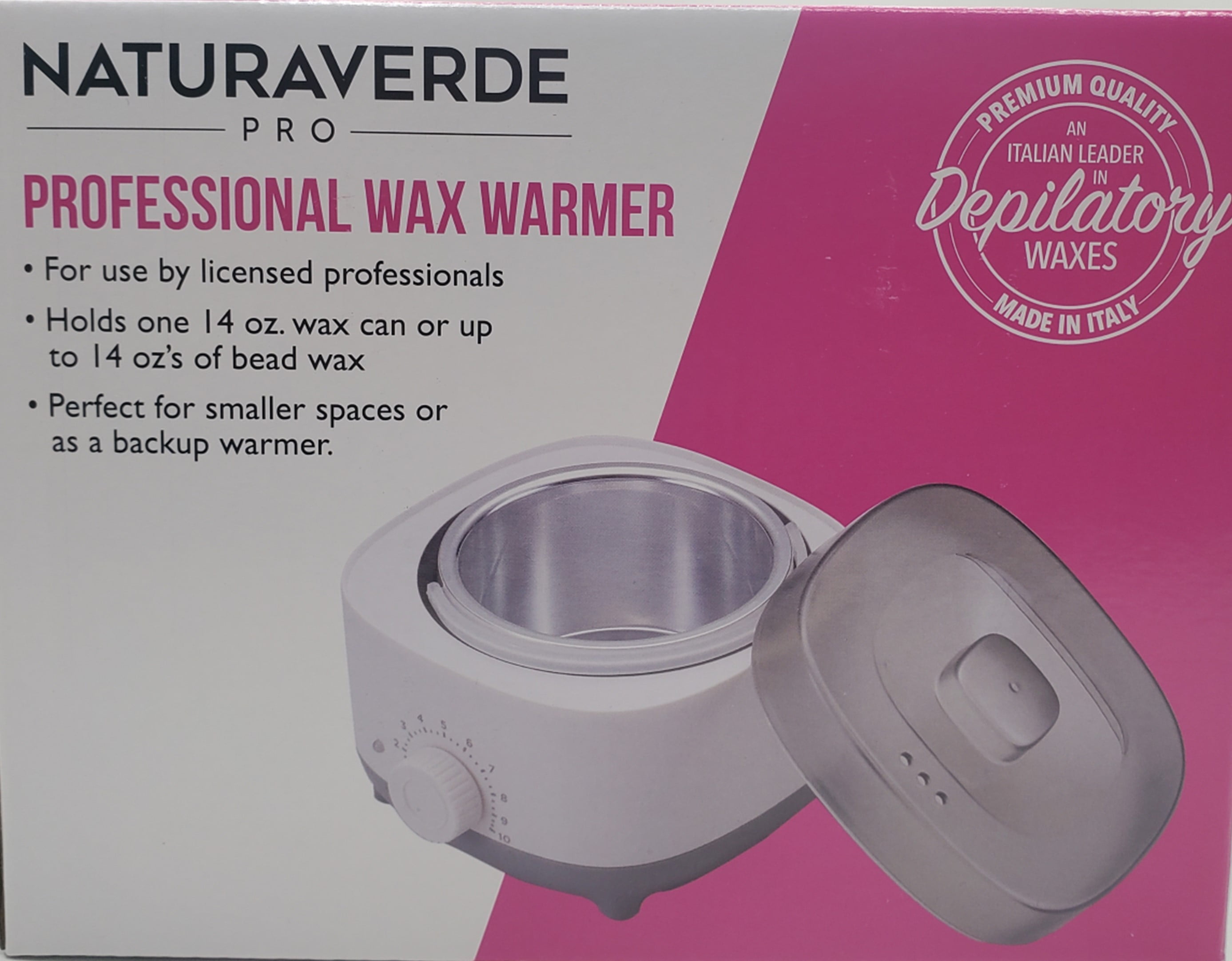 Naturaverde Pro - Professional Wax Warmer - Single can size (up to 14 ...