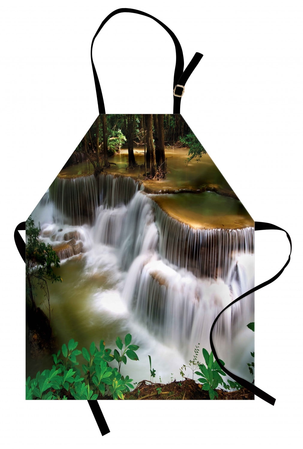 Nature Apron Tropical Paradise Waterfall in Thailand Surreal Cascade ...