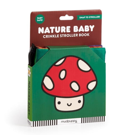 Nature Baby Crinkle Fabric Stroller Book, (Paperback) - Walmart.com