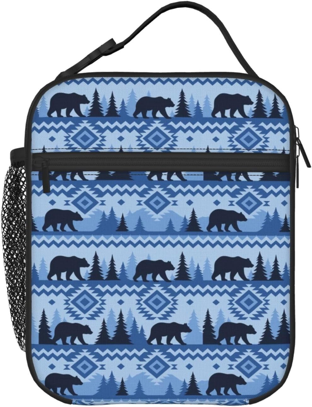 Nature Bears Blue Lunch Box - Insulated Lunch Bags for MenWomenWomenMen ...