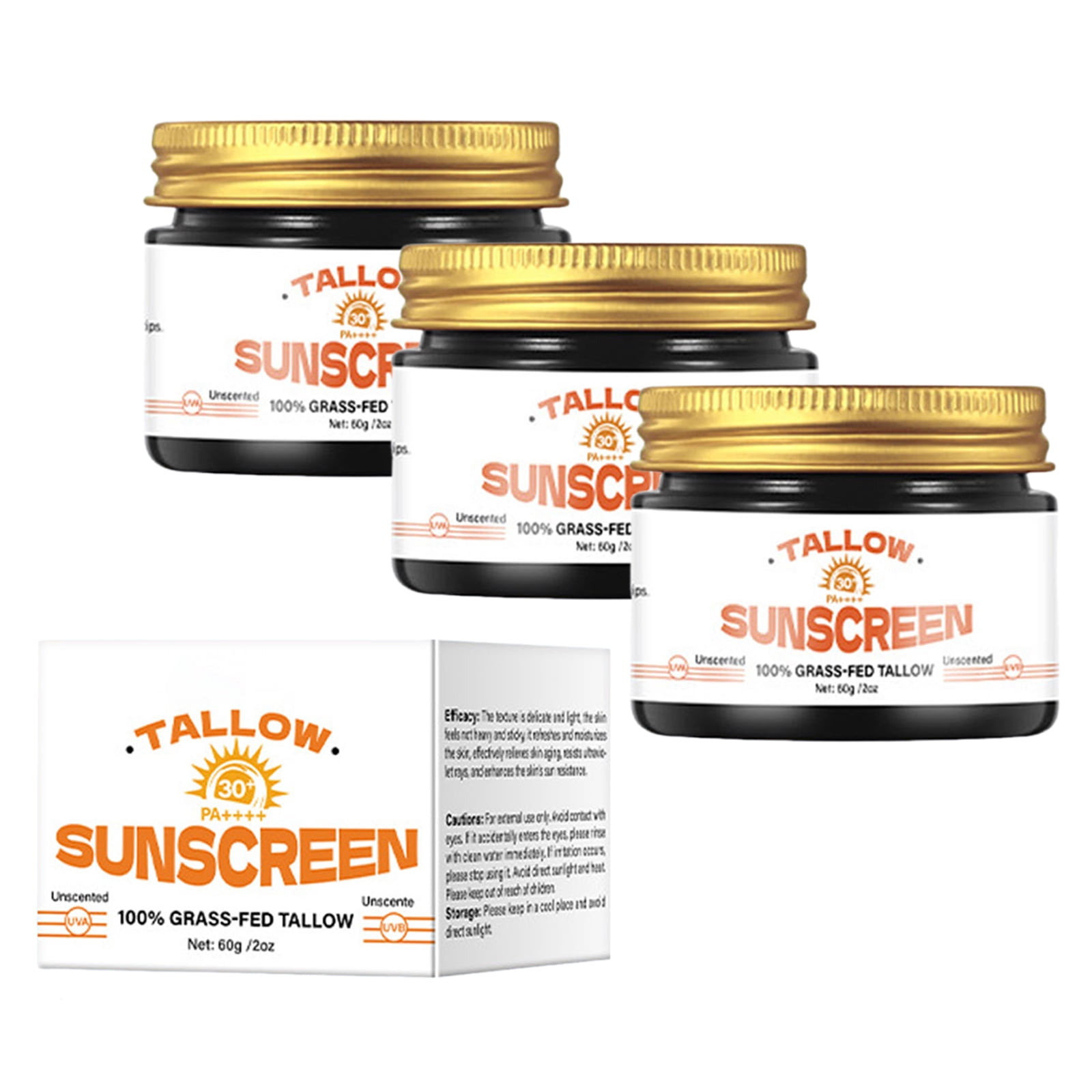 Nature Beef Tallow for Skin: Tallow Honey Balm Face & Body Moisturizers ...