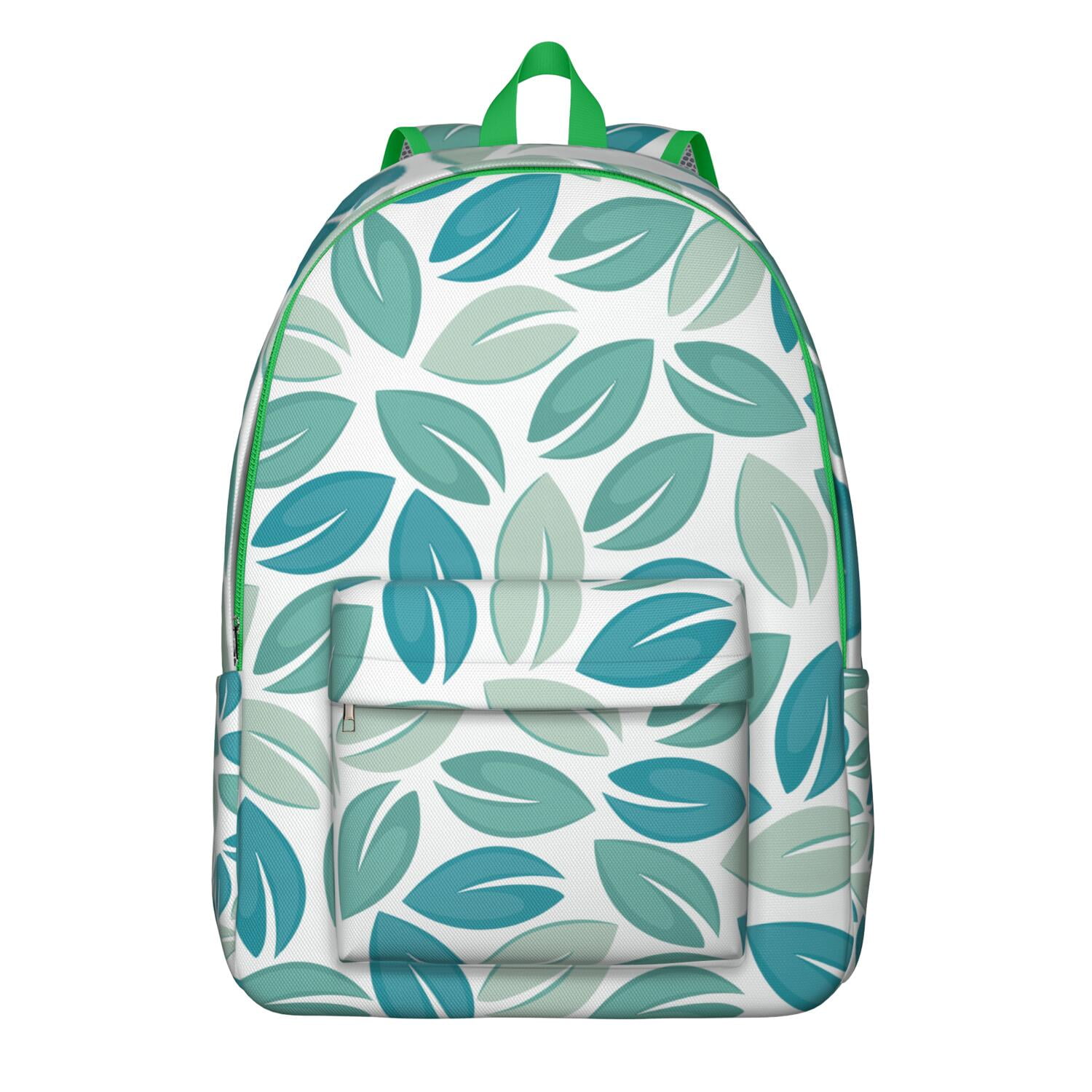 Nature Bloom Floral Backpack – Aesthetic Watercolor Pattern, Large ...