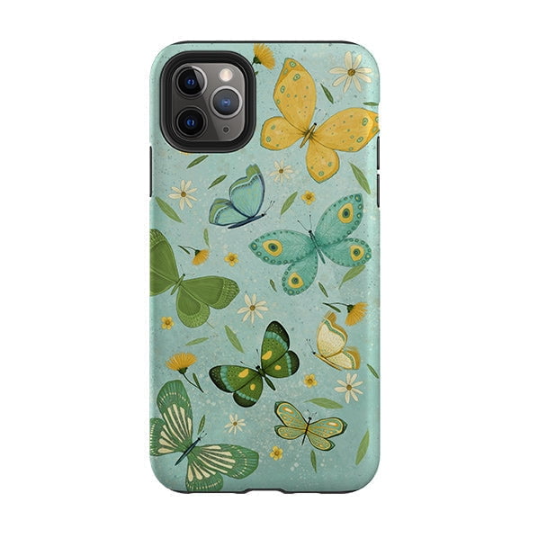 Nature Botanical Butterflies Art Phone Case for iPhone 11 12 13 14 15 ...