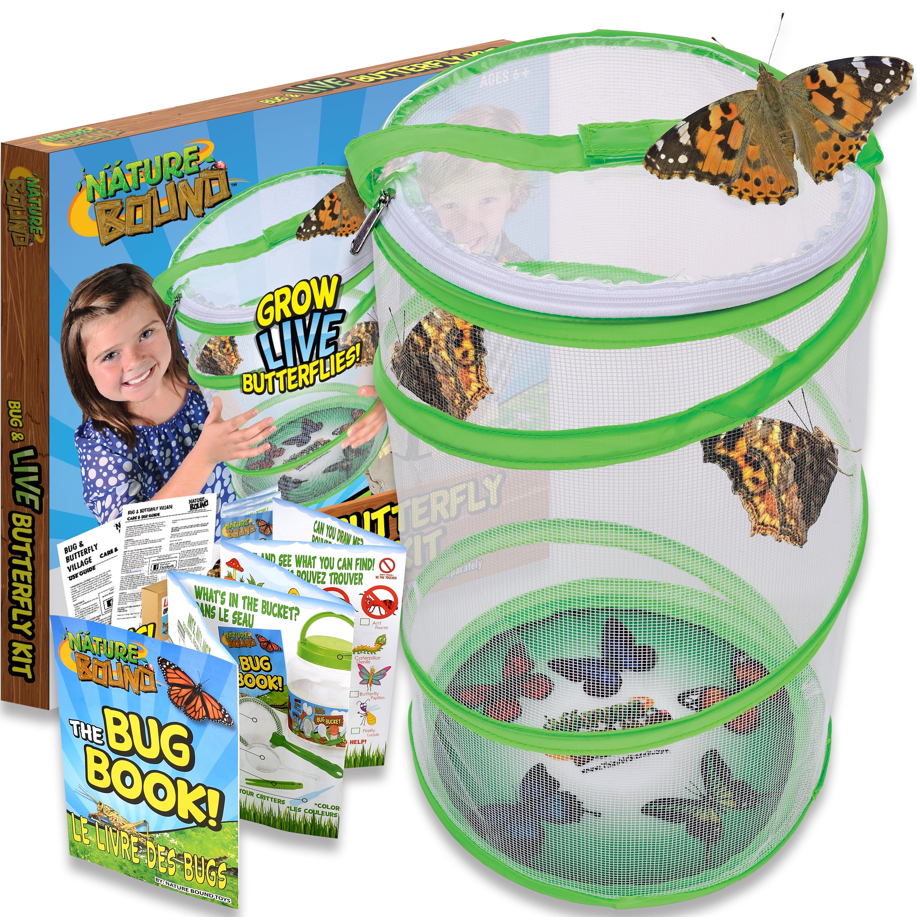 Nature Bound Butterfly Science Kit - Caterpillar to Butterfly Project ...
