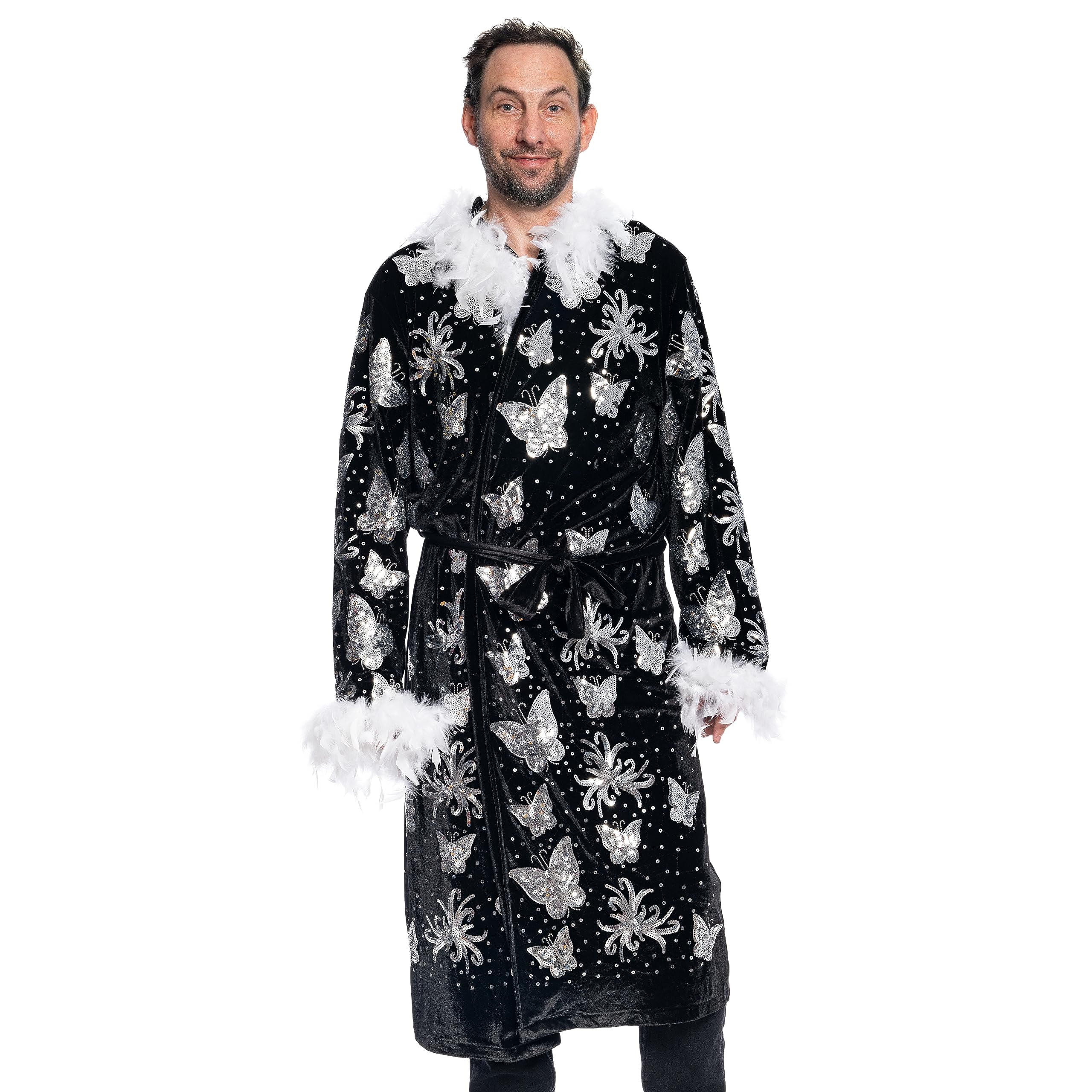 Nature Boy Flair Wrestler Deluxe Robe Halloween Costume Cosplay ...