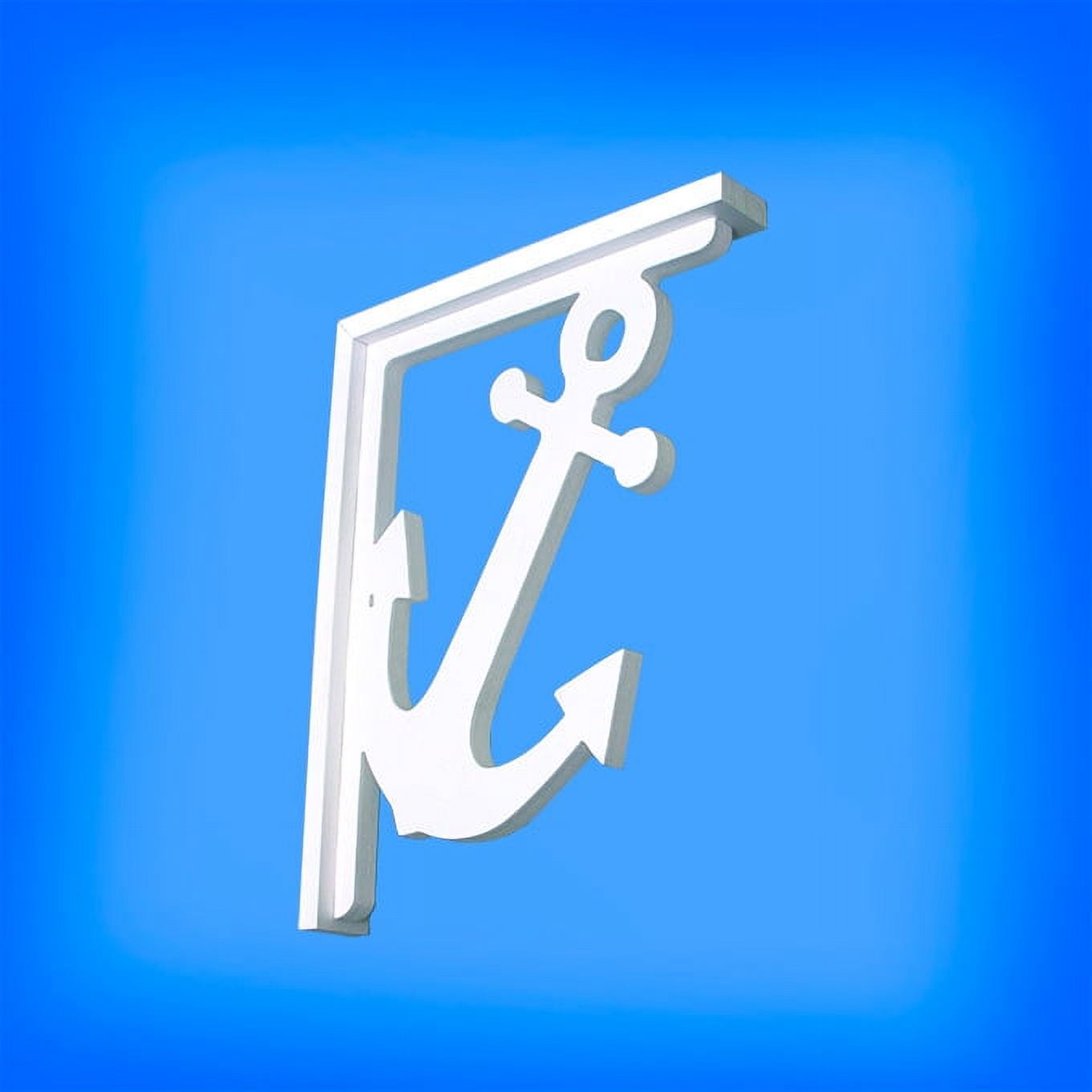 Nature Brackets Paintable PVC Wall Shelf Bracket (Anchor, 9" x 12" x 1. ...