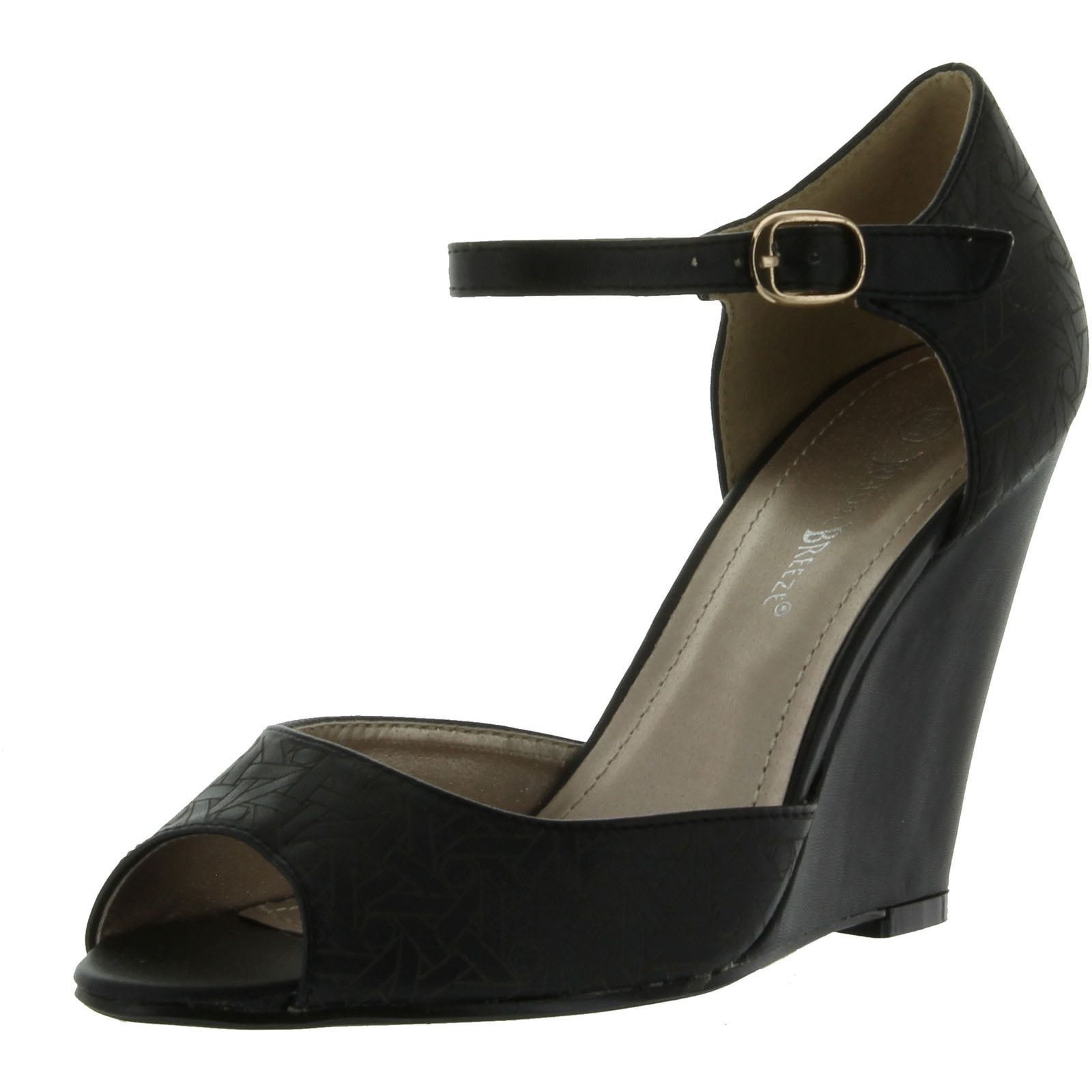 Nature Breeze Womens Melrose-01 Open Toe Sandals - Walmart.com