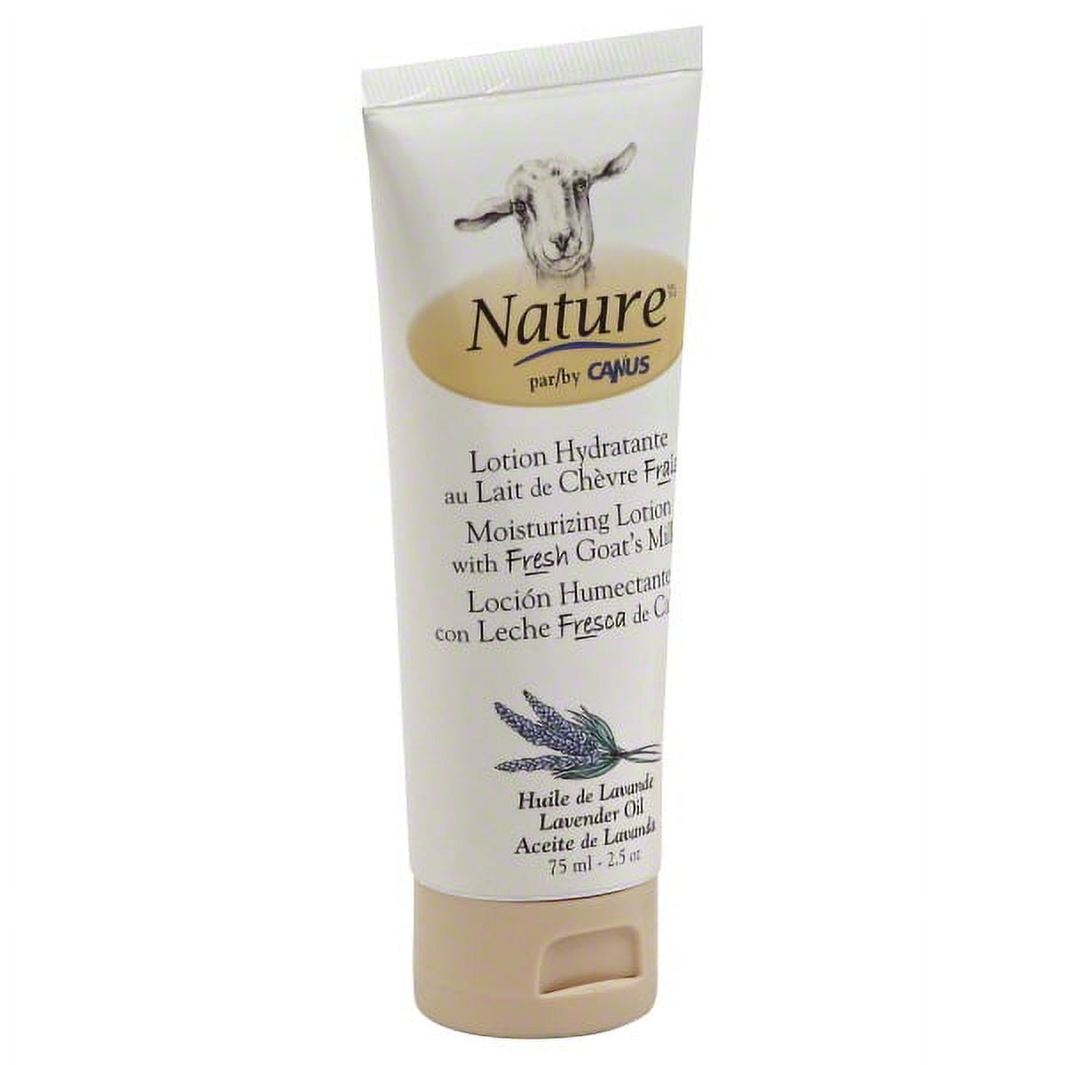 Nature By Canus Lotion - Goats Milk - Nature - Lavender Oil - 2.5 oz ...