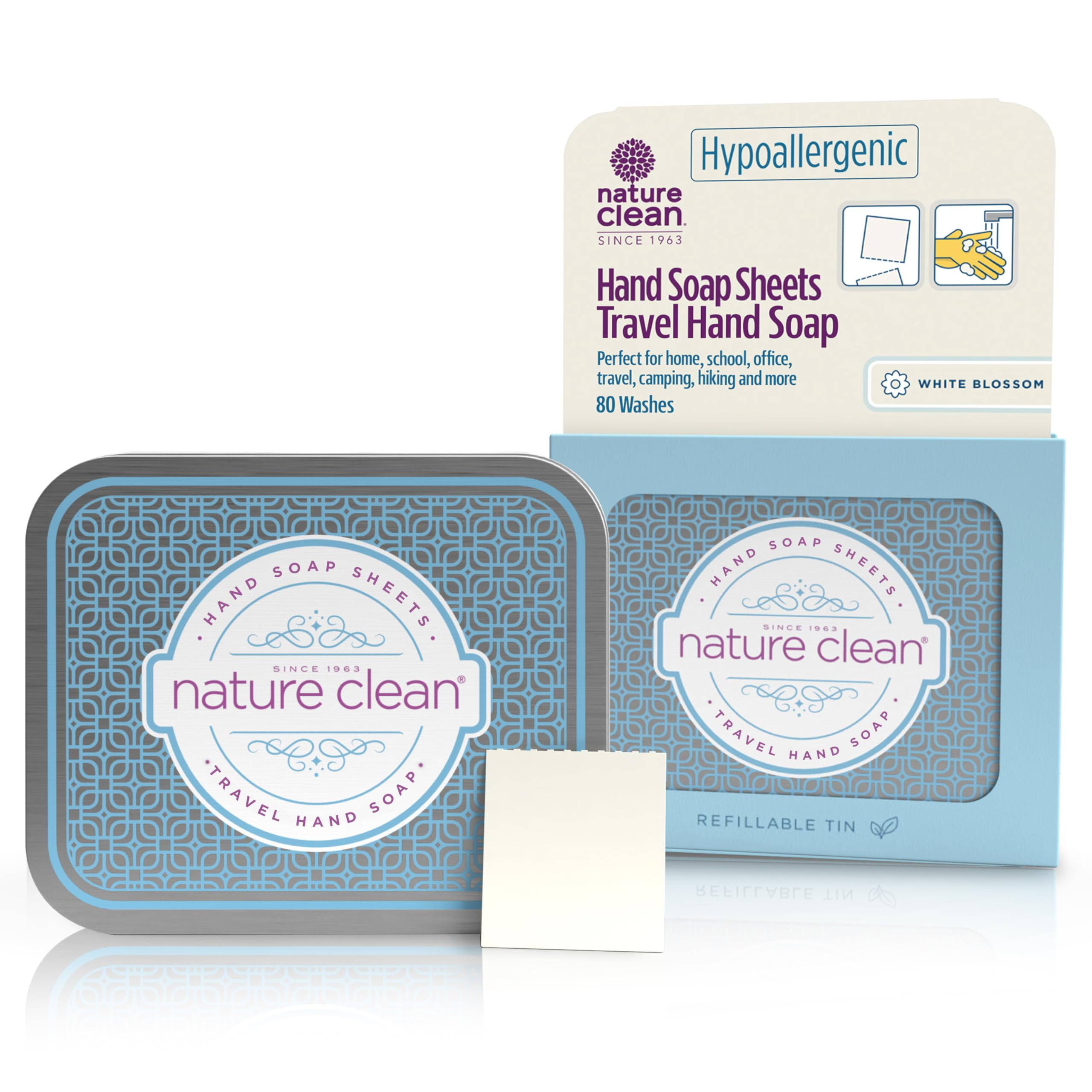 Nature Clean travel hand DPF11 soap sheets for traveling ...