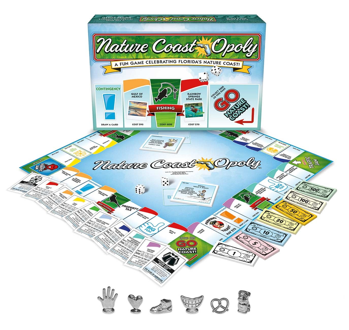 Nature Coast Opoly Board Game, by Late for the Sky - Walmart.com