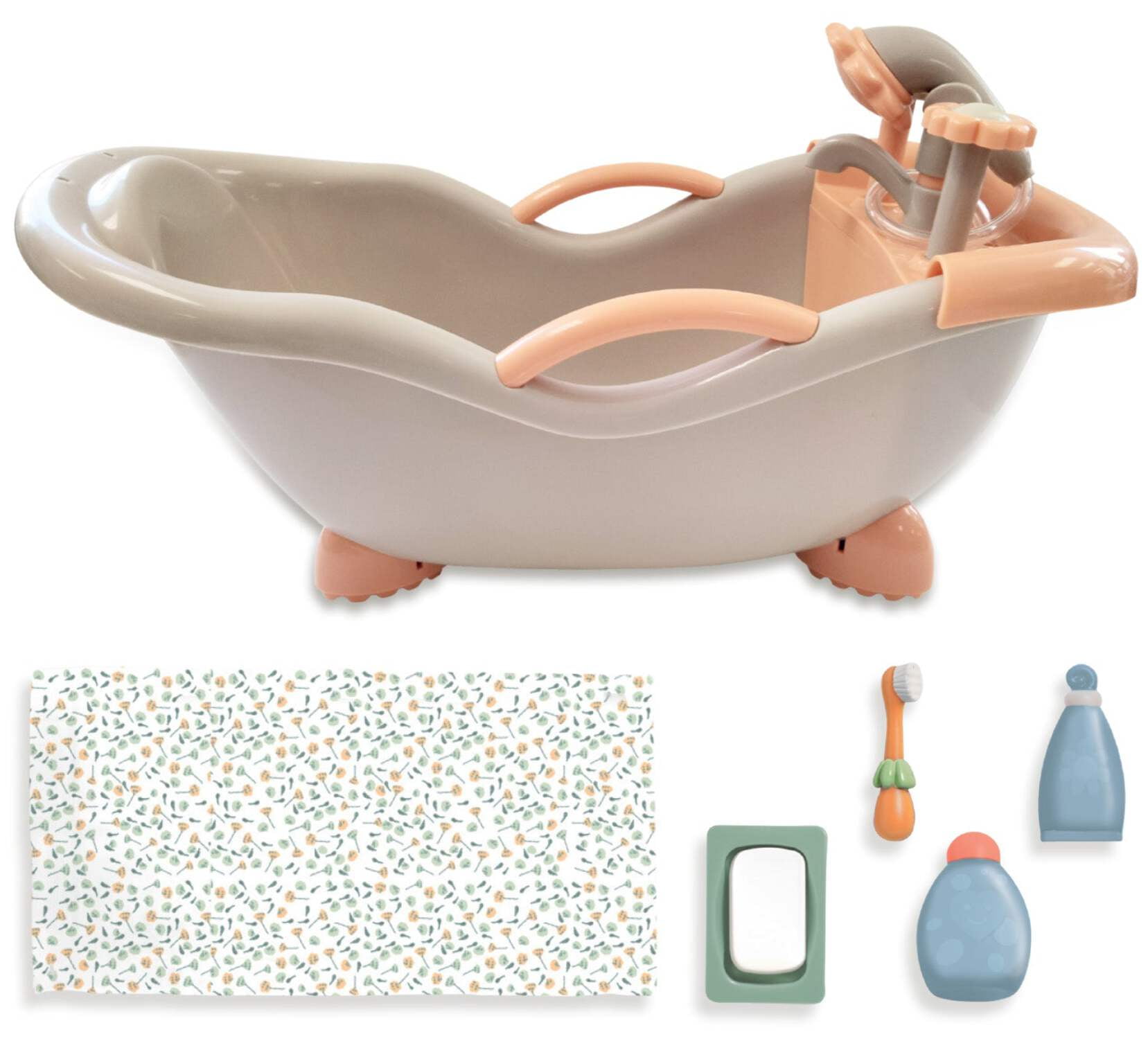 Nature Collection (Neutral Colors) Baby Doll Bathtub and Accessories ...
