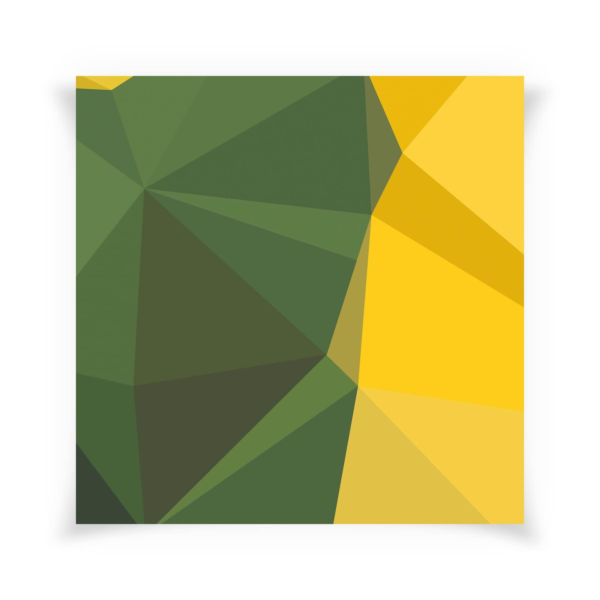 Nature Creative - Polygons 10 - Unframed Wall Art - Multi 16 x 16 ...