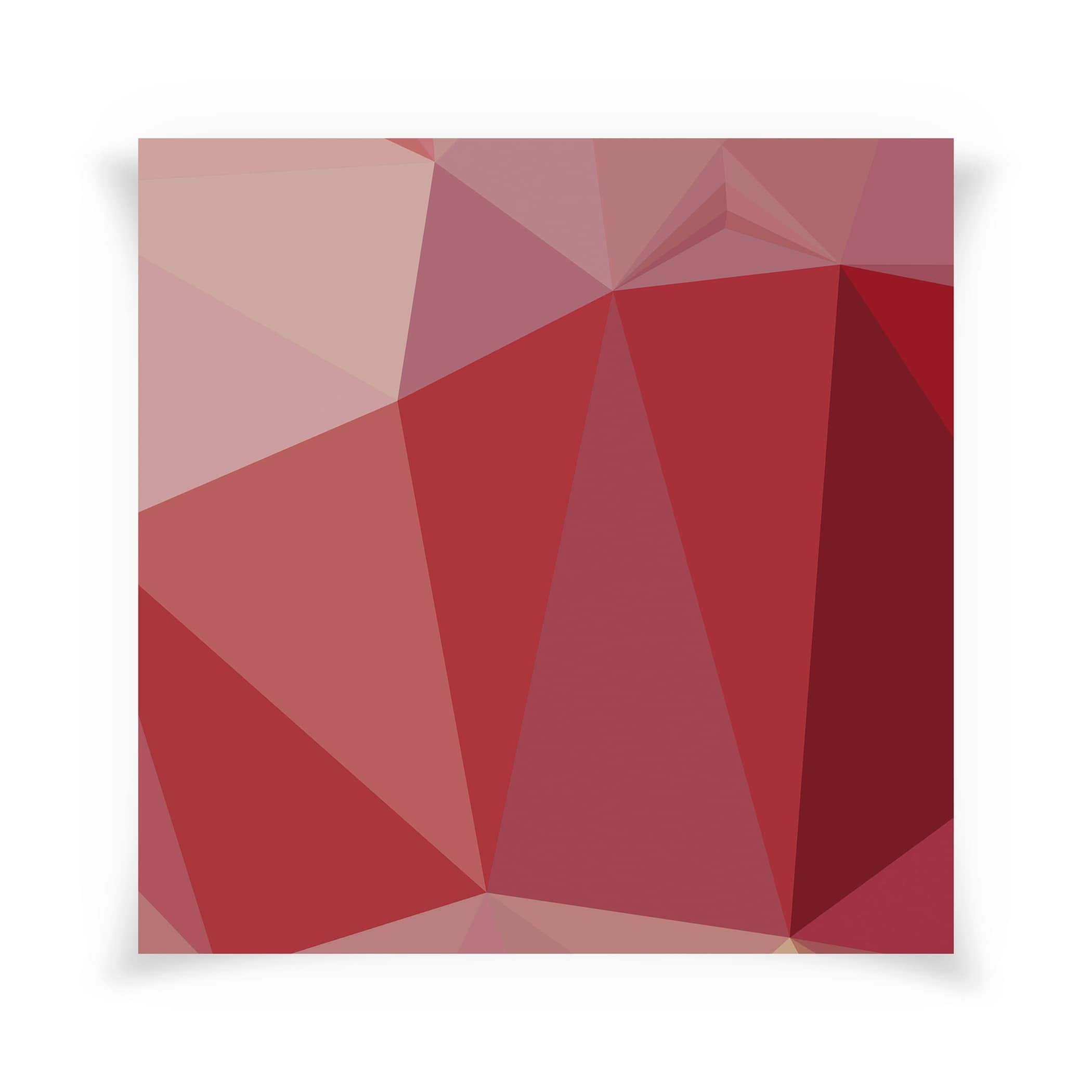 Nature Creative - Polygons 14 - Unframed Wall Art - Multi 32 x 32 ...