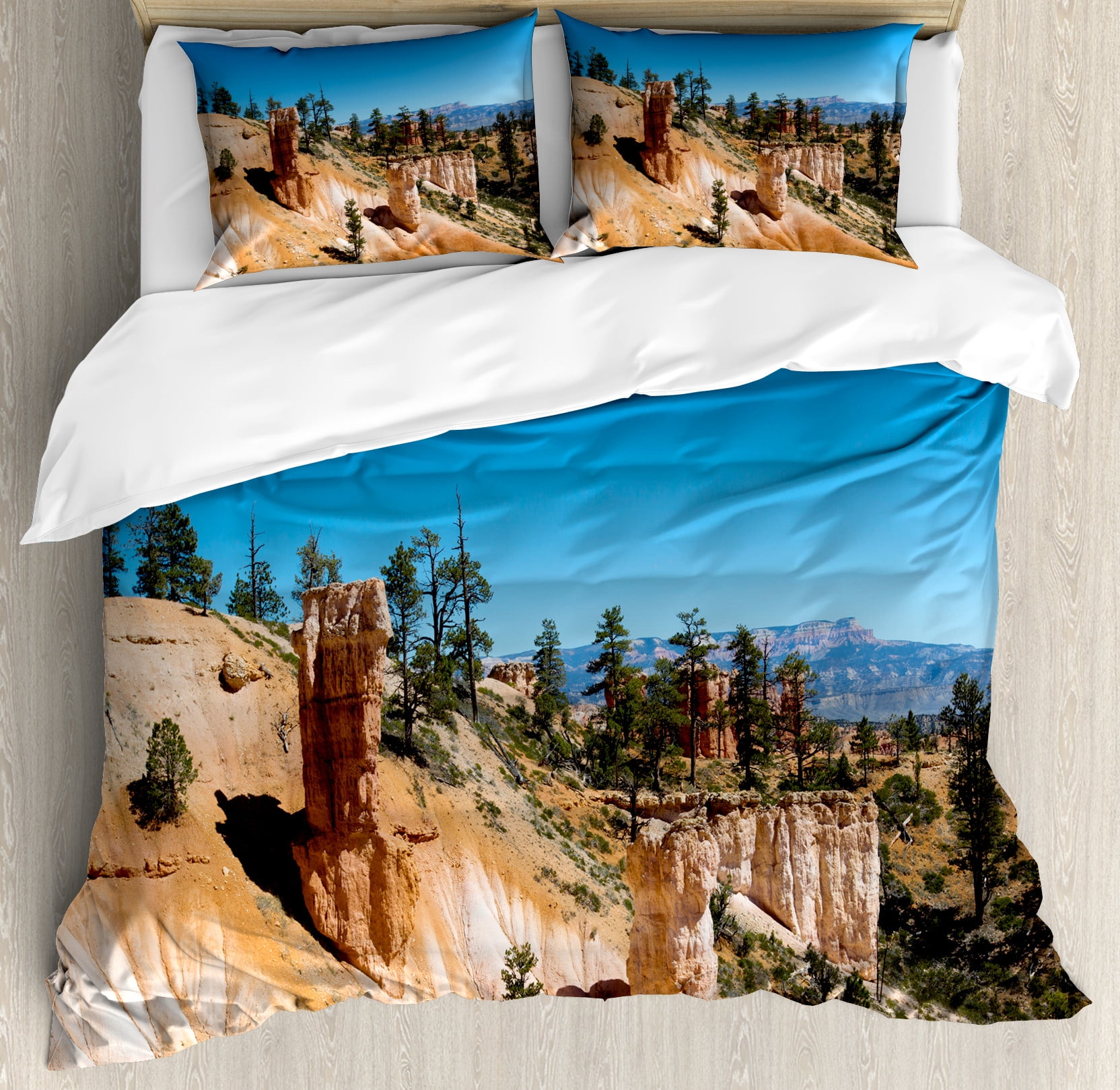 Nature Duvet Cover Set, Rock Formations in Bryce Canyon National Park ...