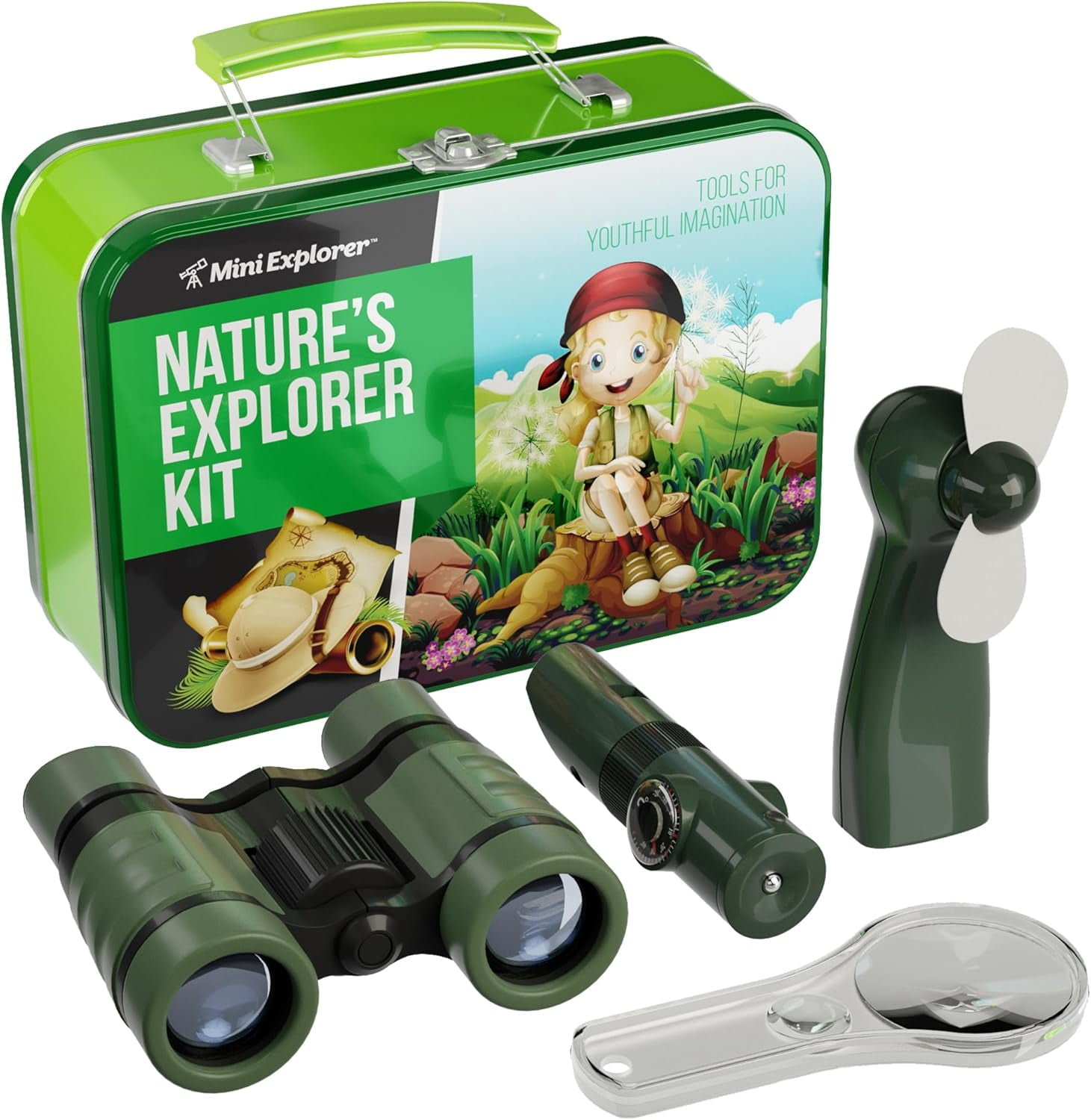 Nature Explorer Kit for Kids - Camping Gear & Accessories Play Toy Gift ...