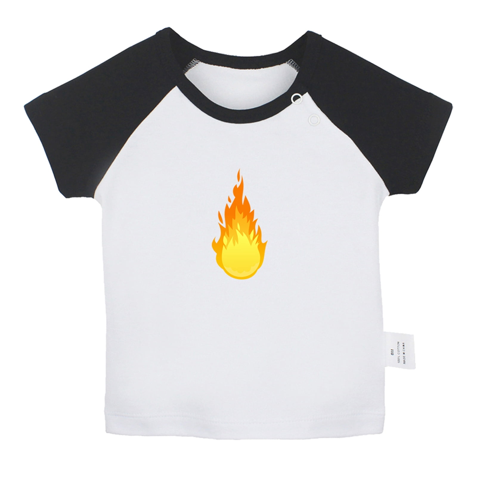 Nature Flame fire Pattern T shirt For Baby, Newborn Babies T-shirts ...