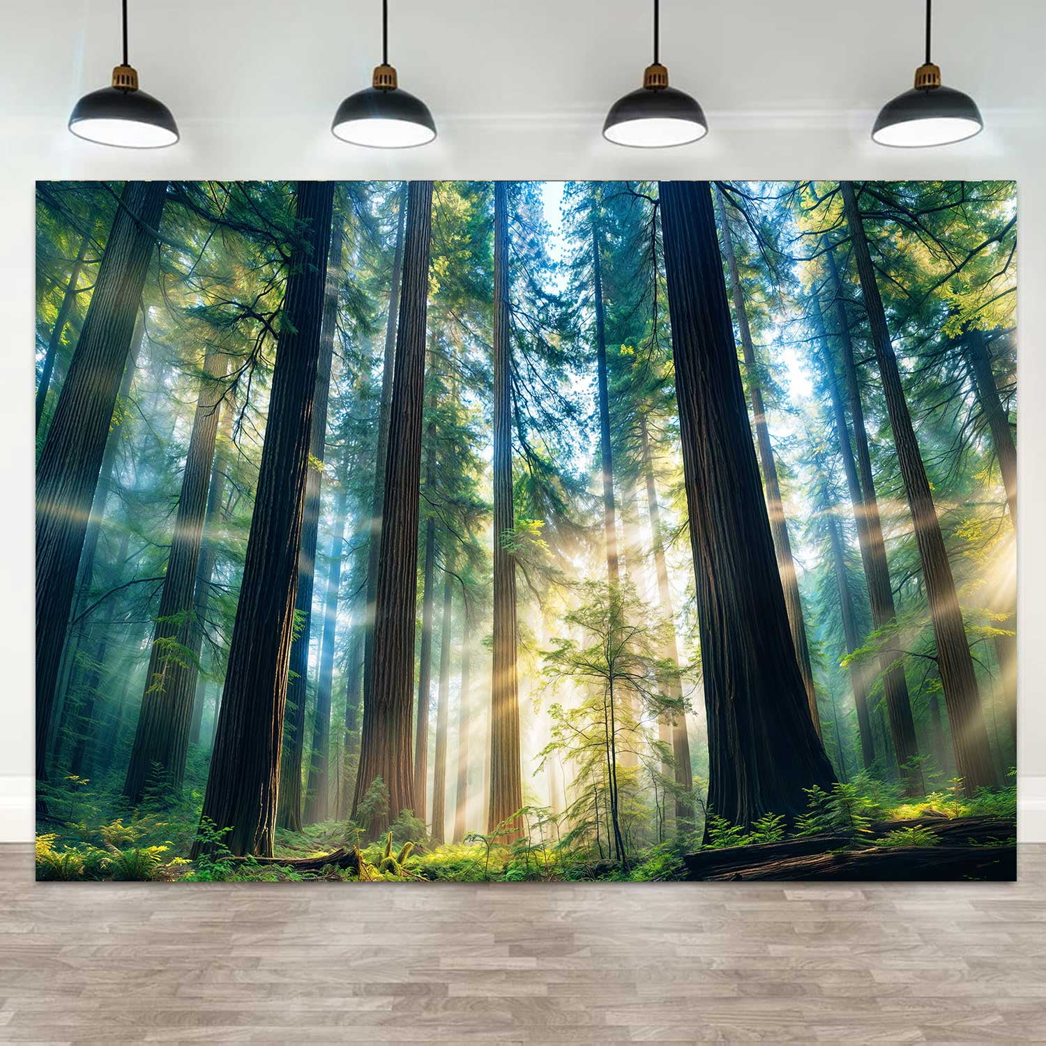 Nature Forest Backdrops for Photoshoot, Camping Woodland Tree Baby ...