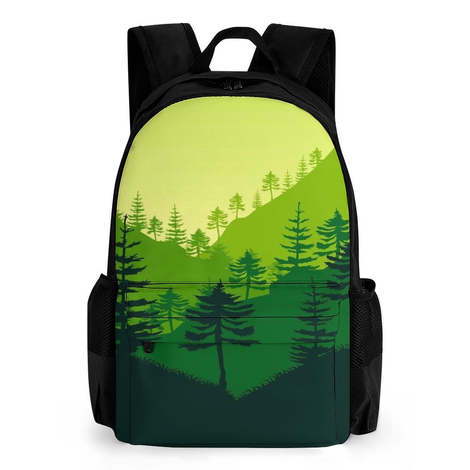 Nature Forest Backpack for Man Women 17inch Sport Bag Cool High ...